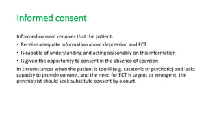 Electroconvulsive therapy | PPTX