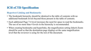 ICH eCTD specification | PPTX | Web Design and HTML | Internet