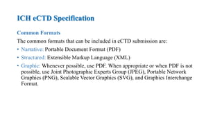 ICH eCTD specification | PPTX | Web Design and HTML | Internet