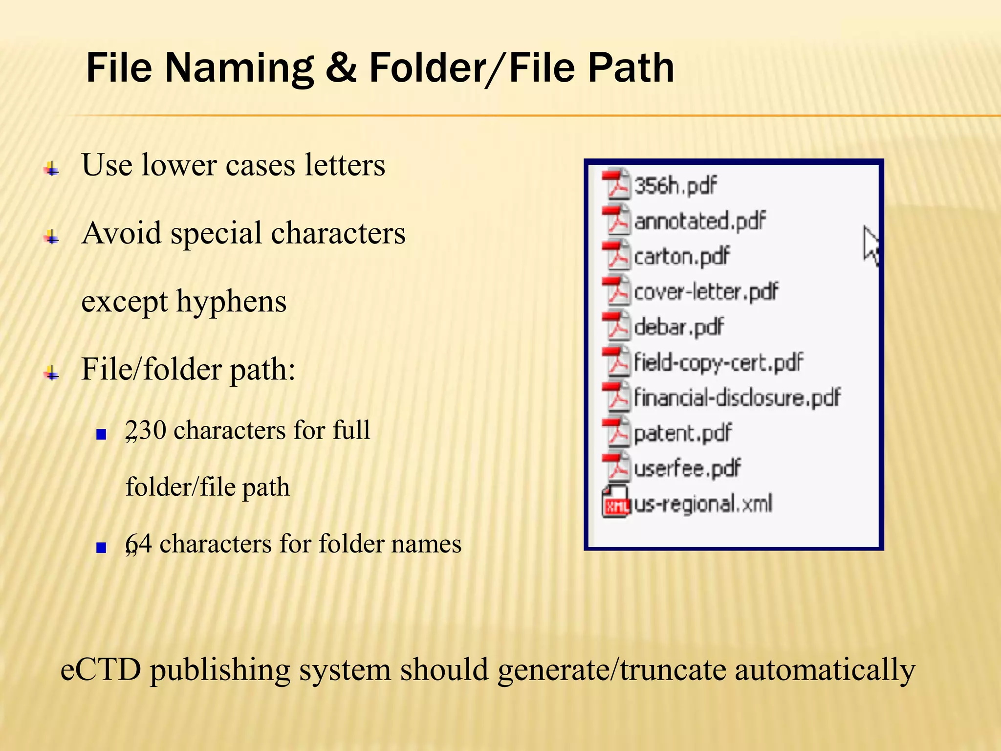 eCTD Submissions | PDF