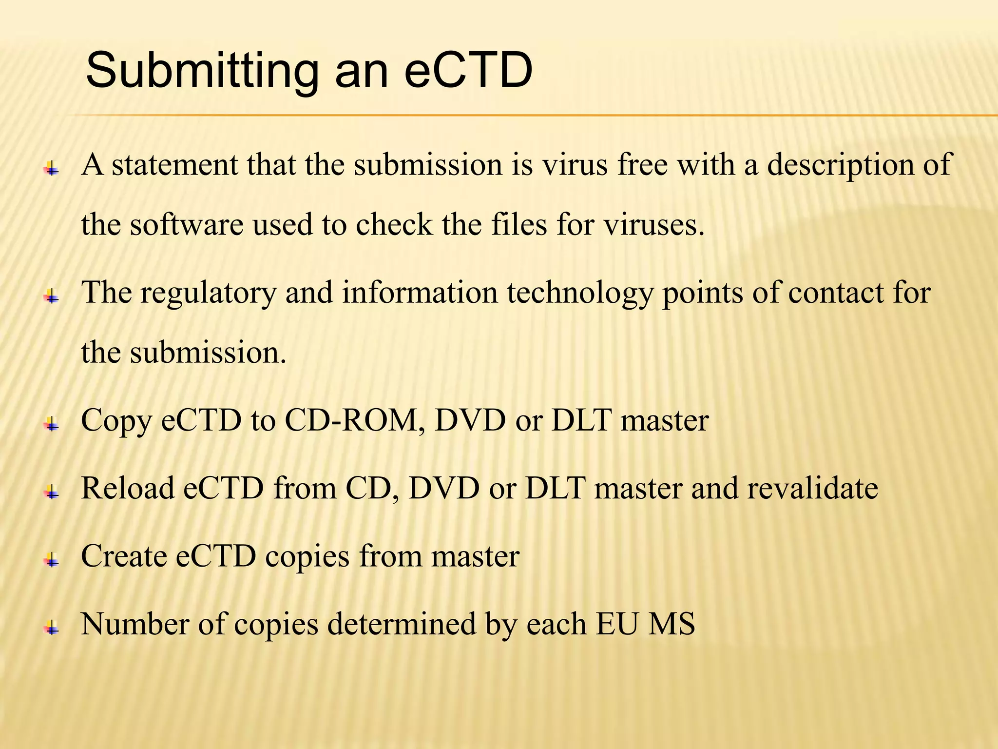 eCTD Submissions | PDF