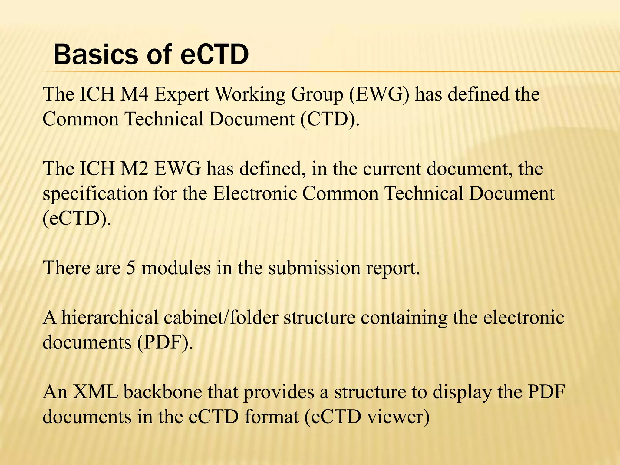 eCTD Submissions | PDF