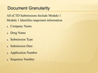 eCTD Submissions | PDF