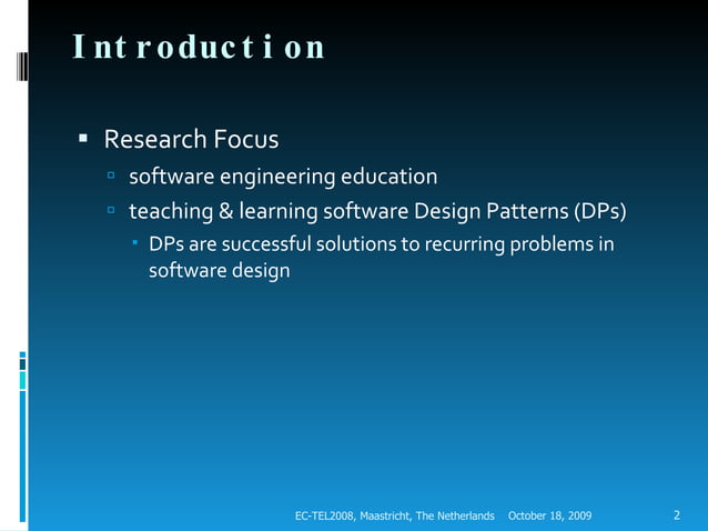 A Semantic-rich Framework for Learning Software Patterns | PPT