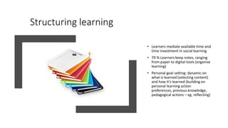 Learners self-directing their learning in MOOCs #Ectel2019 | PPT
