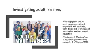 Learners self-directing their learning in MOOCs #Ectel2019 | PPT