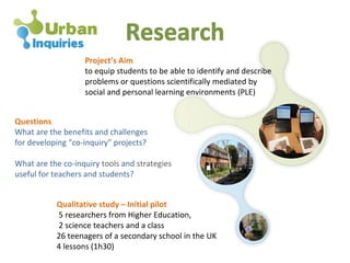 Urban Inquiries - smart cities | PPTX