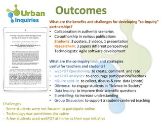Urban Inquiries - smart cities | PPTX