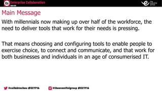 Employee experience matching millennial expecations | PPT