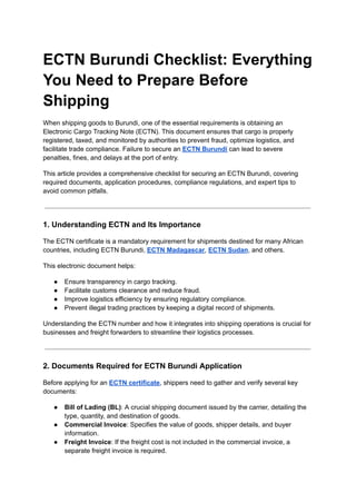 ECTN Burundi Checklist_ Everything You Need to Prepare Before Shipping.pdf