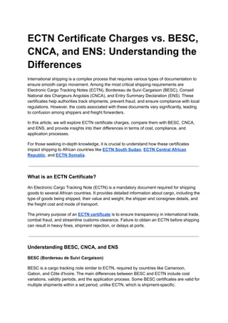 ECTN Certificate Charges vs. BESC, CNCA, and ENS.pdf