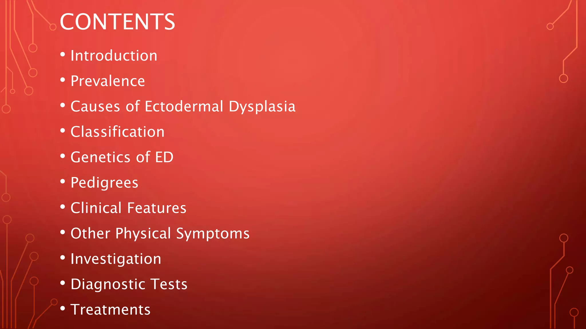 Ectodermal dysplasia | PPTX