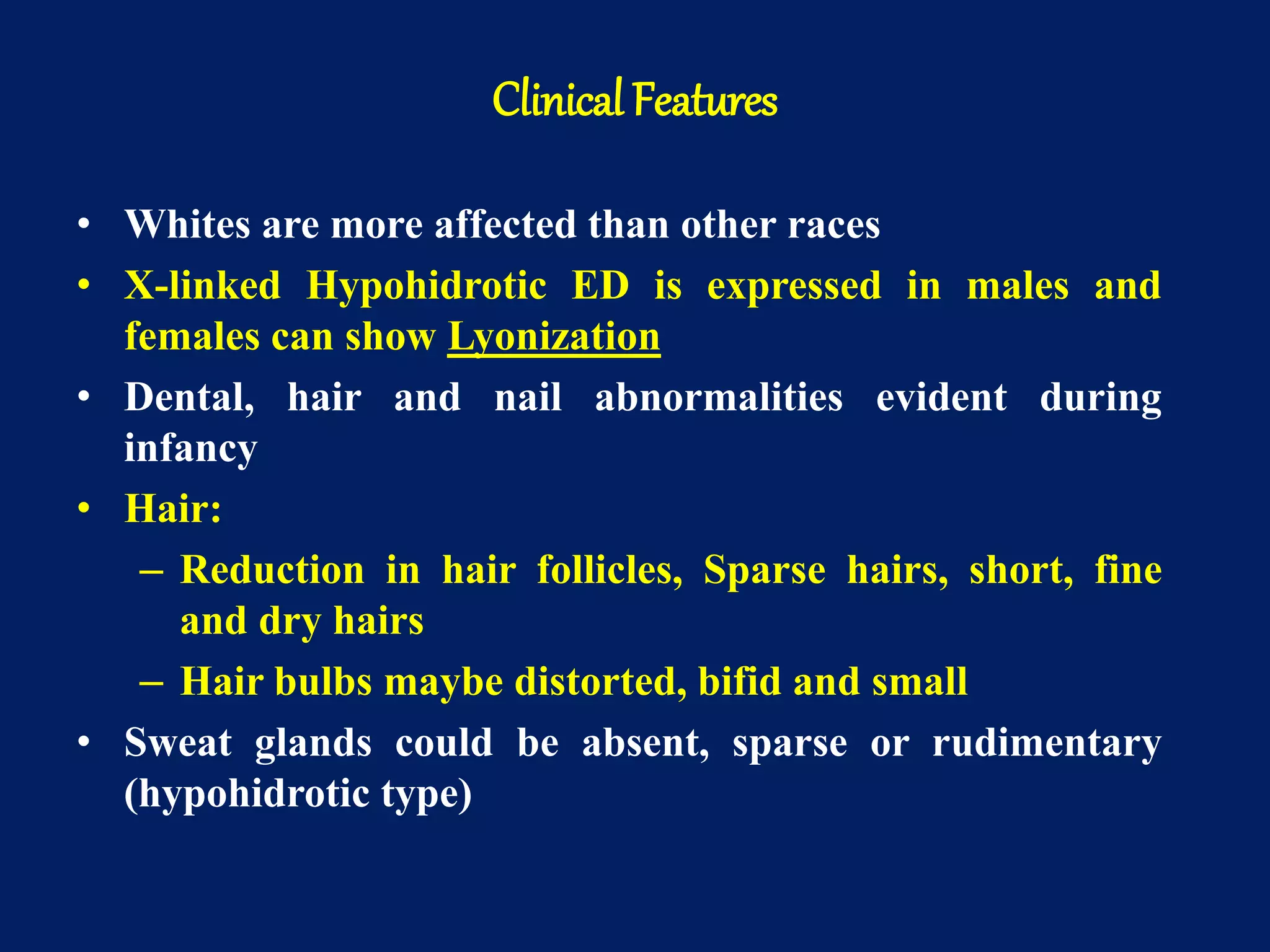 ectodermal dysplasia and white spongy nevus.ppt | Skin and Dermatology ...