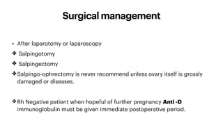 Ectopic-pregnancy, it's diagnosis, treatment and management | PPT