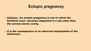 Ruptured Ectopic pregnancy diagnosis and treatment .pptx