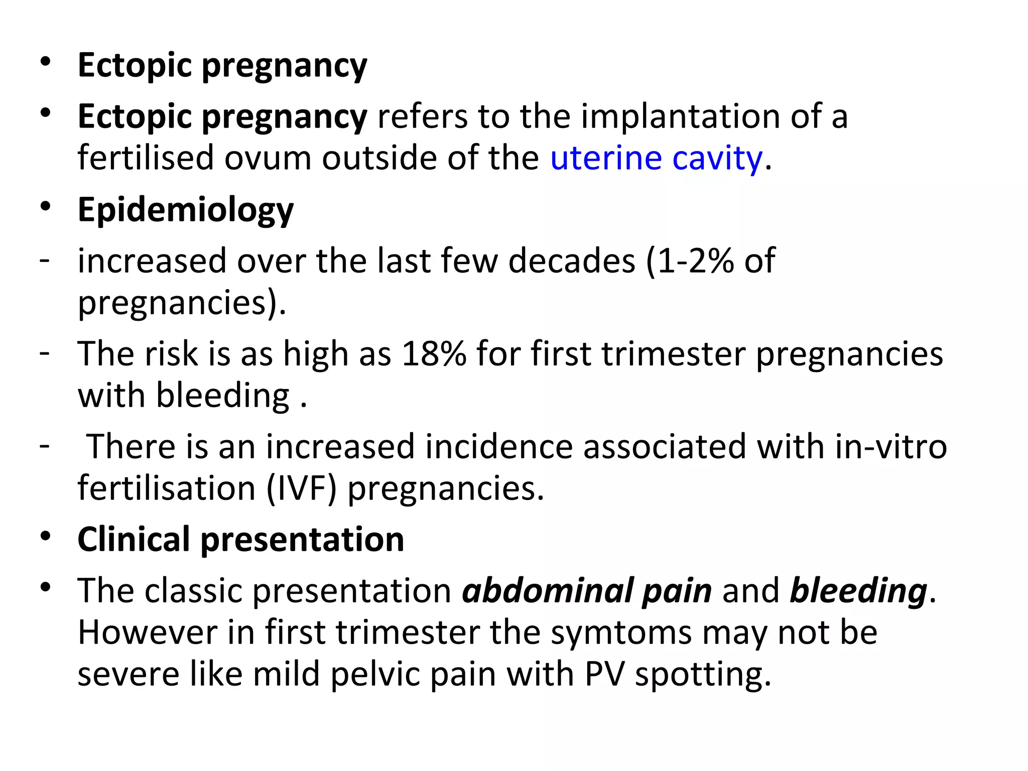 Ectopic gestation | PPT
