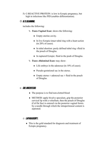 Ectopic Pregnancy | DOC