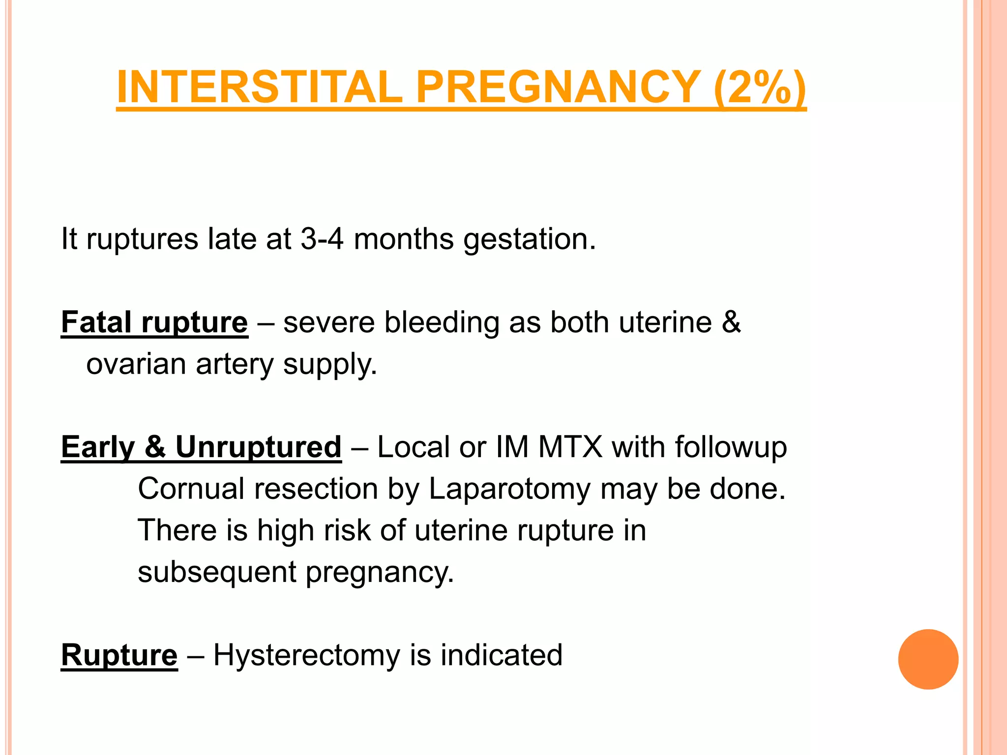 Ectopic pregnancy | PPTX