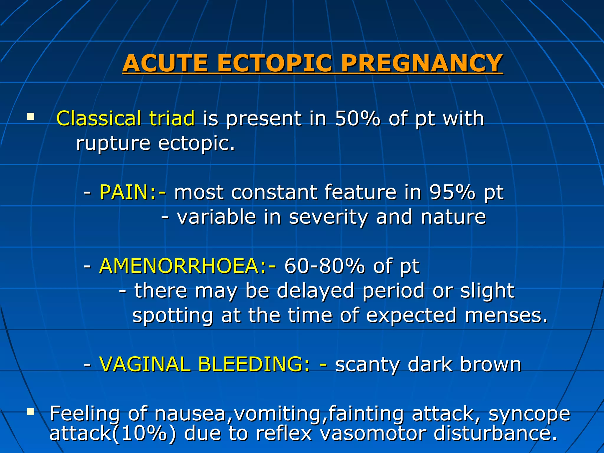 Ectopic pregnancy | PPT