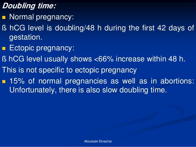 Normal Vs Ectopic Pregnancy