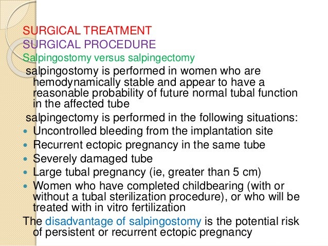 Ectopic pregnancy
