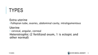 Ectopic pregnancy | PPTX
