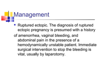 Ectopic pregnancy — копия | PPT
