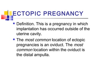 Ectopic pregnancy — копия | PPT