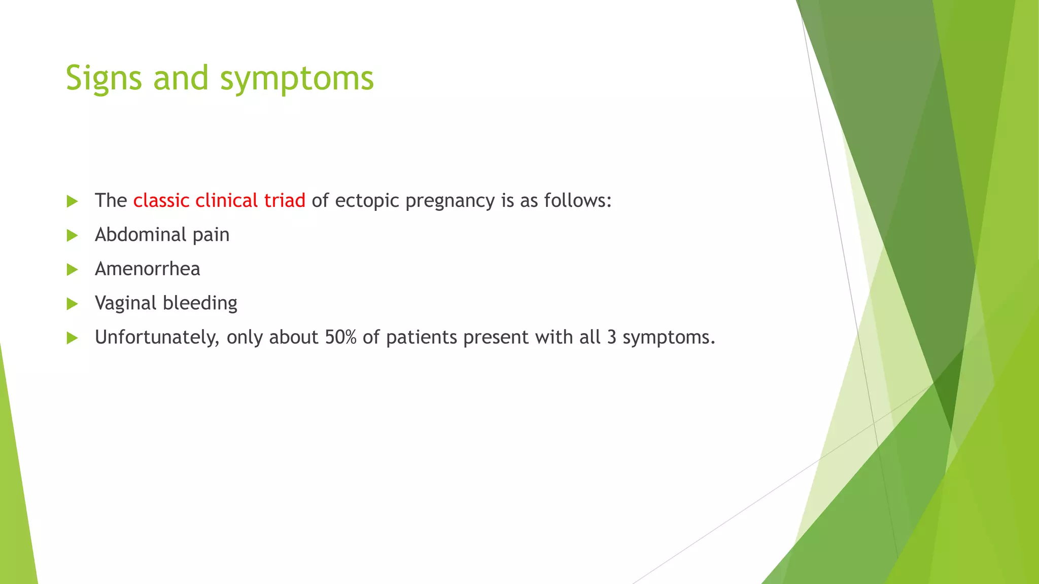Ectopic pregnancy | PPTX