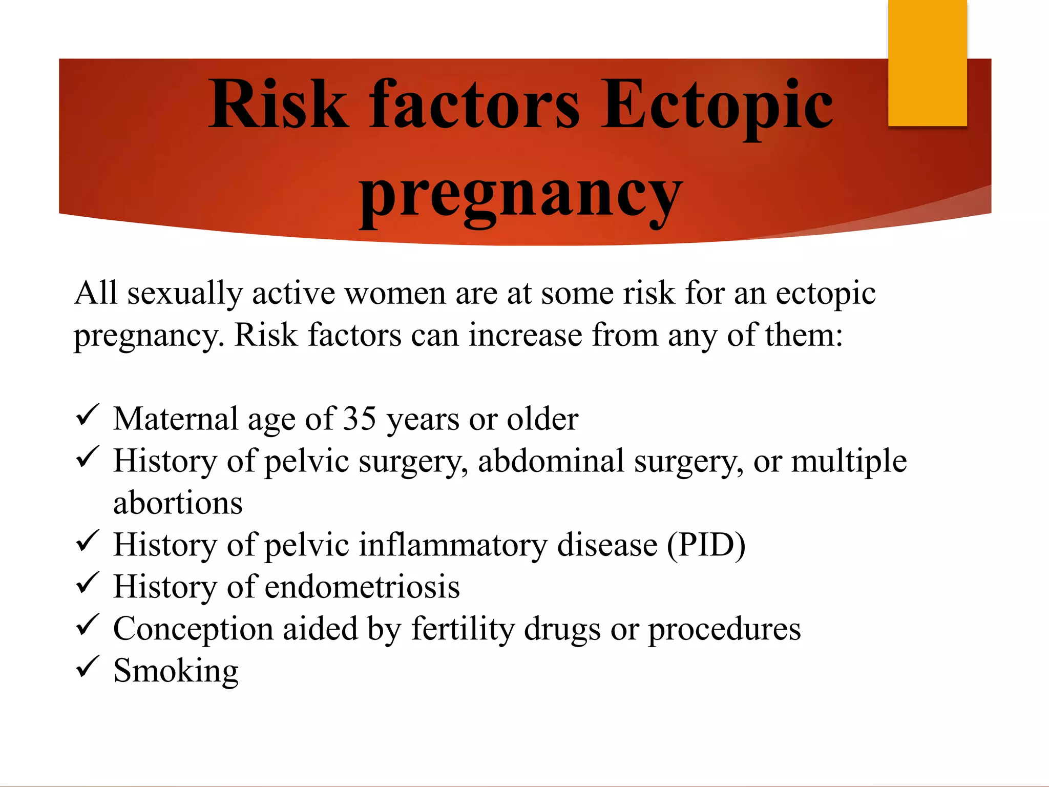 Ectopic pregnancy | PPTX
