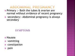 ectopic pregnancy in obstetric and gyanaecology | PPTX