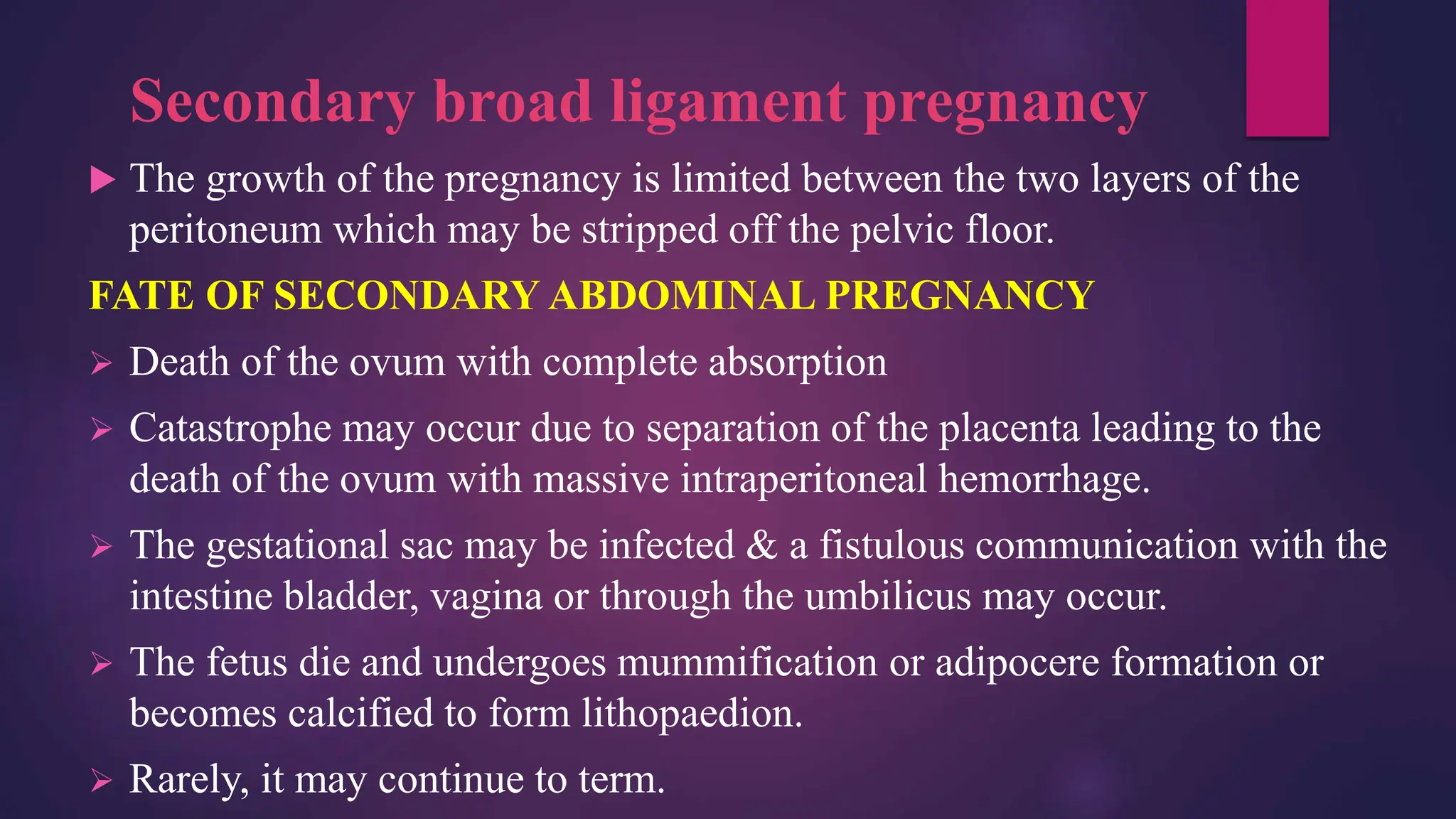 ECTOPIC PREGNANCY obstetrics and gynaecological nursing | PPTX