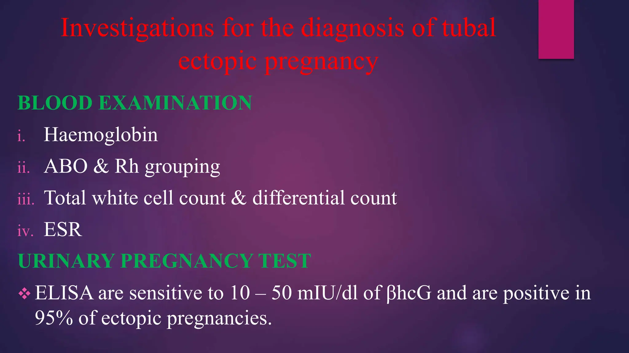 ECTOPIC PREGNANCY obstetrics and gynaecological nursing | PPTX