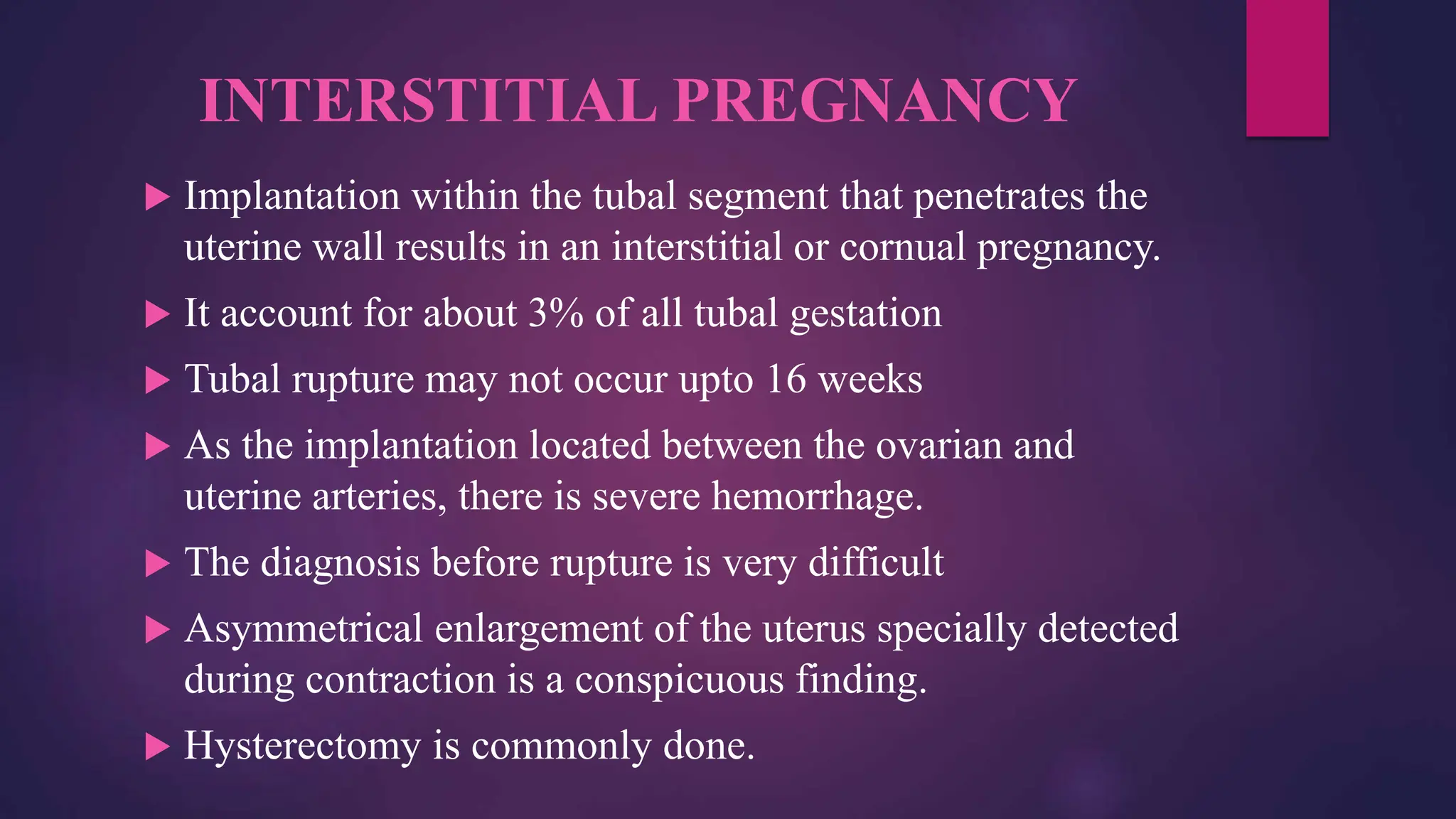 ECTOPIC PREGNANCY obstetrics and gynaecological nursing | PPTX
