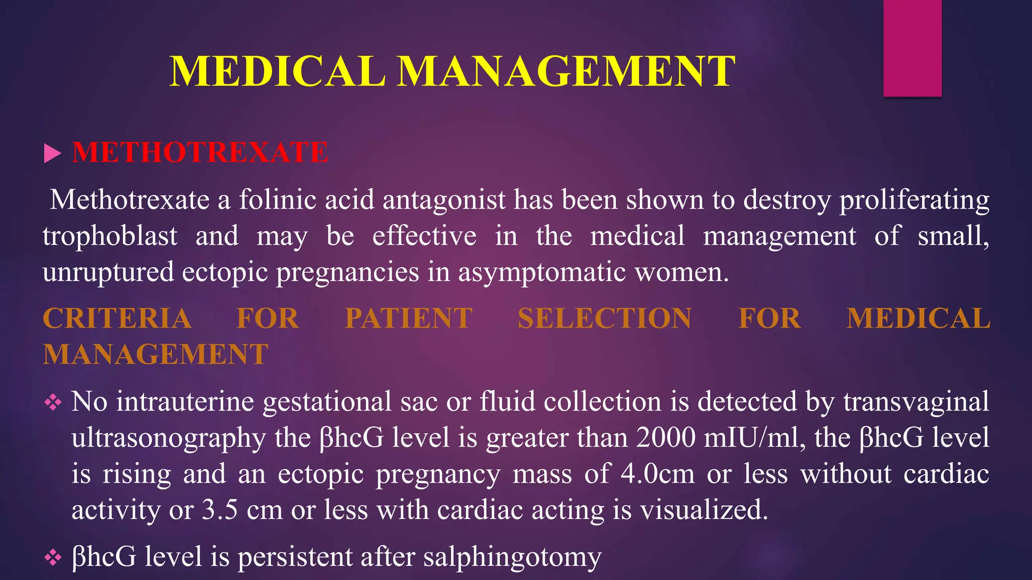 ECTOPIC PREGNANCY obstetrics and gynaecological nursing | PPTX