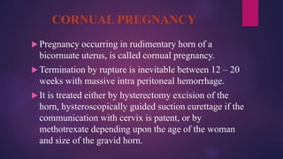 ECTOPIC PREGNANCY obstetrics and gynaecological nursing | PPTX