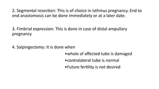 ectopic pregnancy presentation for obs and gyne | PPTX