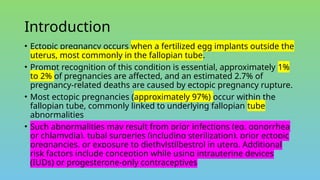 Ectopic pregnancy.LIFETHREATENING EMERGENCY | PPTX