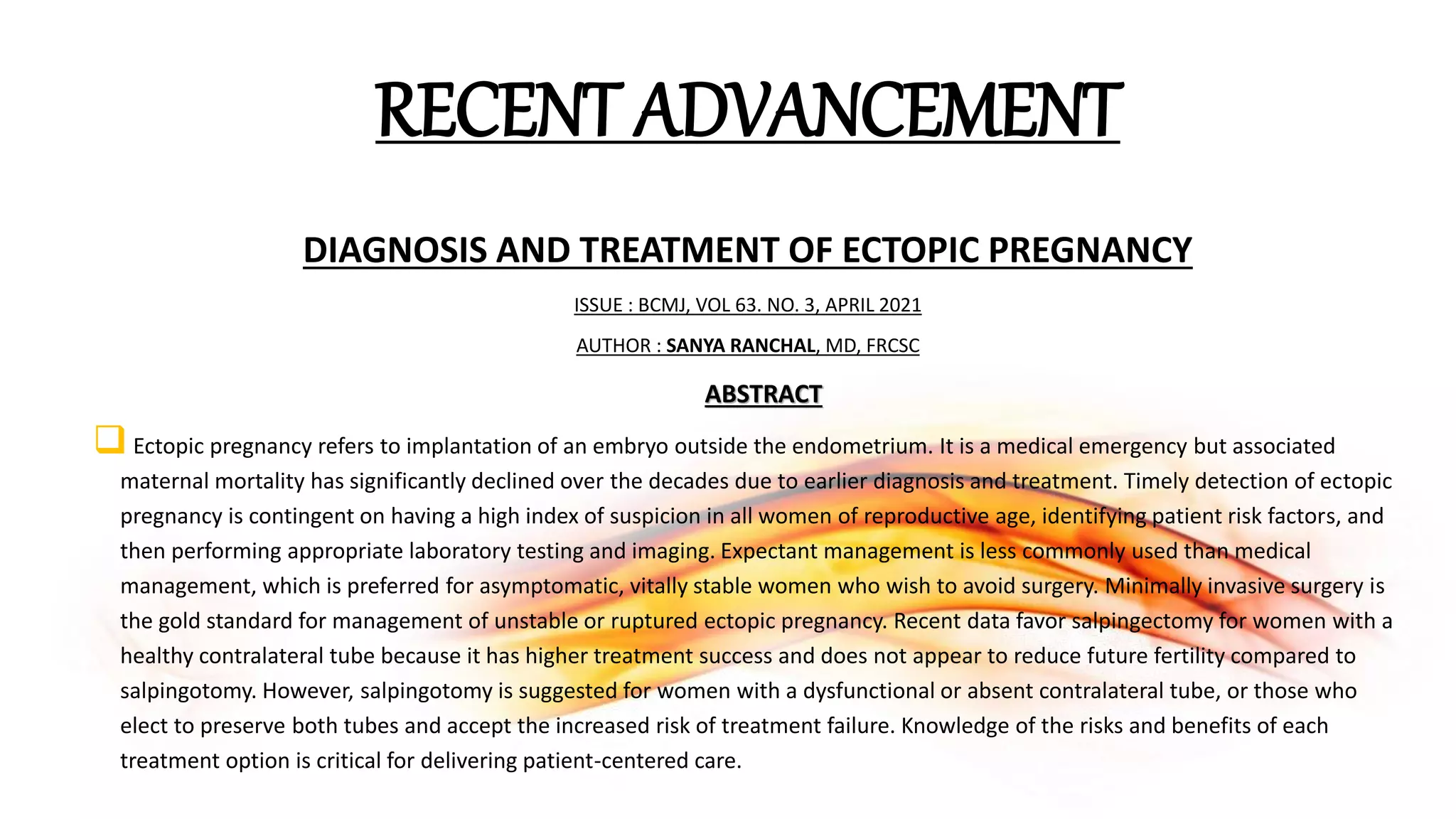 Ectopicpregnancy (1) | PPT
