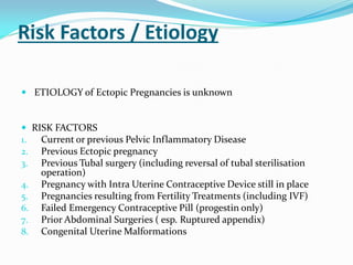 Ectopic Pregnancy – Early Diagnosis and Management | PPT