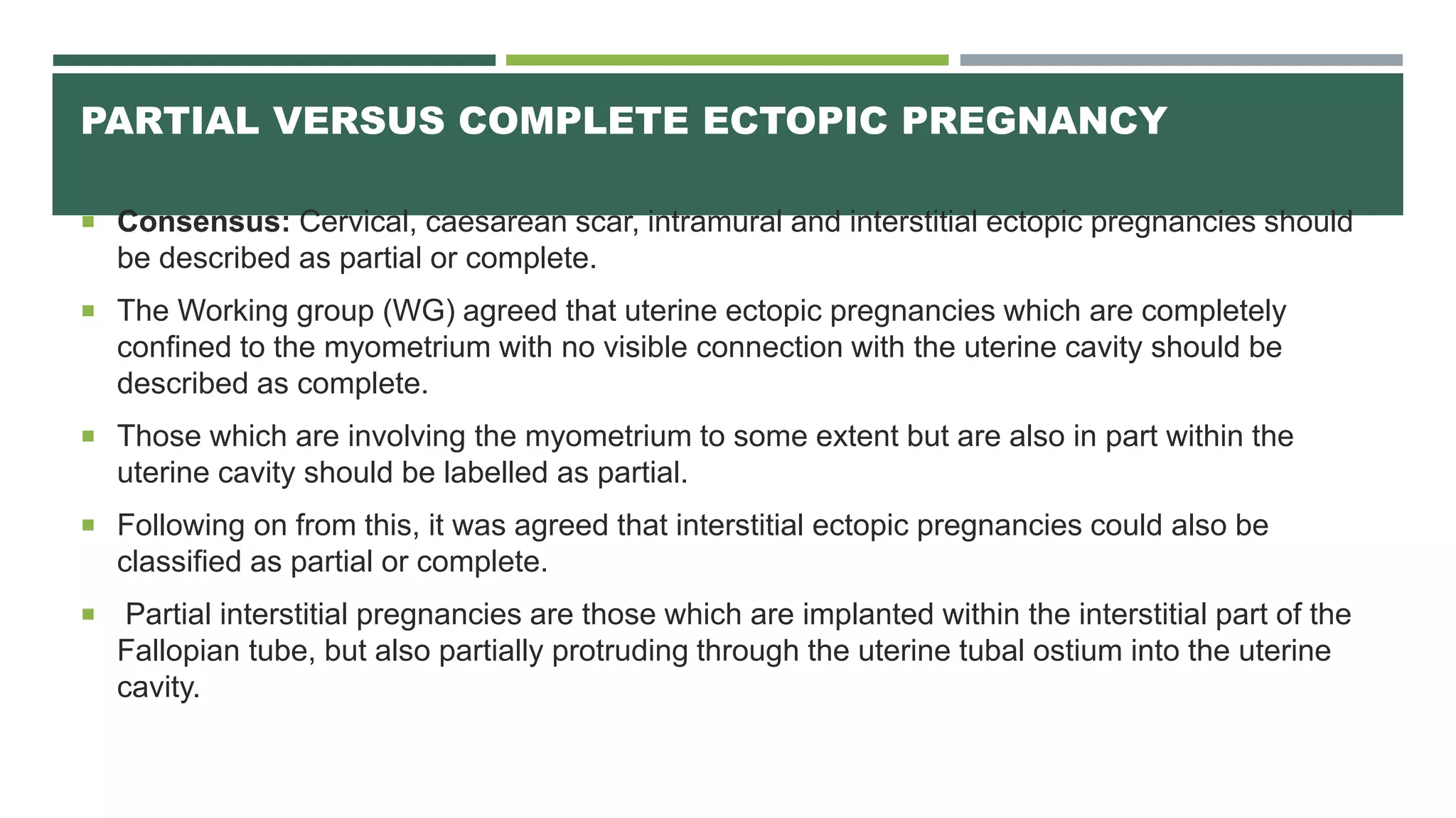 Ectopic Pregnancy: New ESHRE terminology | PPTX