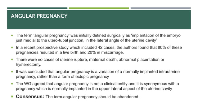 Ectopic Pregnancy: New ESHRE terminology | PPT
