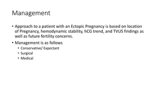 Ectopic Pregnancy | PPTX