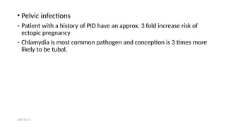 Ectopic pregnancy presentation for GP and EM | PPTX