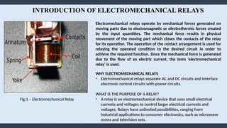 Ectromechanical relay in High voltage power system and protection.pptx
