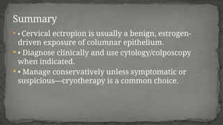 ectropion of cervix and erosion of cervix.pptx