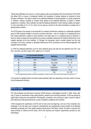 Ects at utad | PDF | College Education | Education