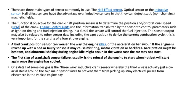 ECU ... Engine Control Unit .. Inputs & Outputs _ Explained | PDF