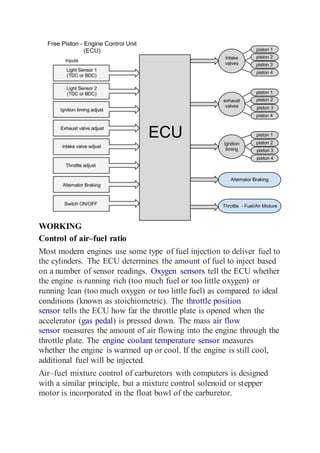 THIS PPT ON ELECTRONIC FUEL INJECTION SYSTEM | DOCX
