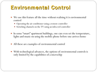 Lecture 3 - Environmental Control & Alternative Access | PPT